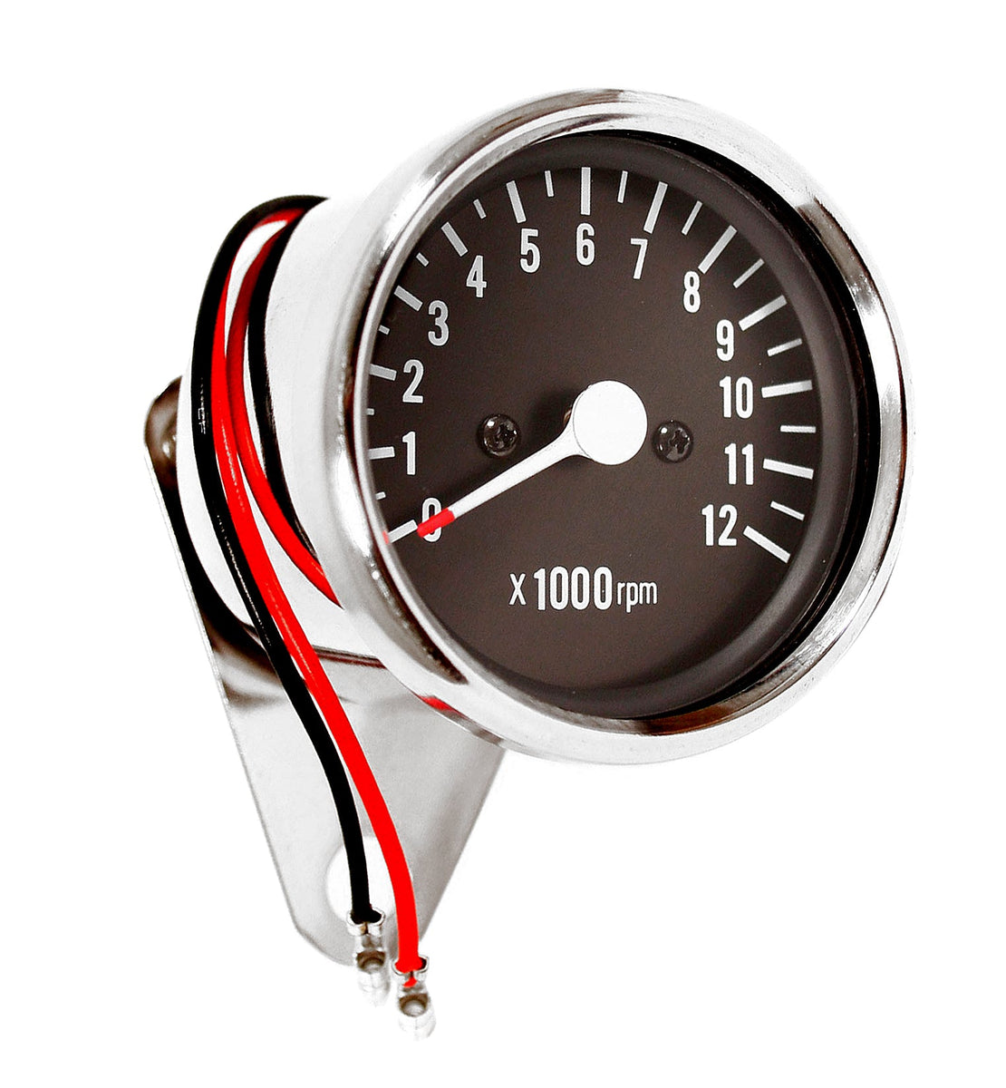 4:1 Mini Tachometer ~ Black Face – Old Bike Barn