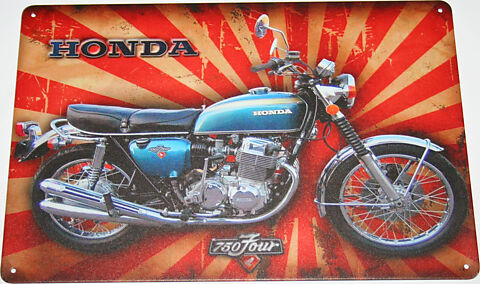 CB750 Motorcycle - Tin Sign – Old Bike Barn