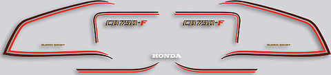 CB750F 1980 Decal Set ~ Silver Model – Old Bike Barn